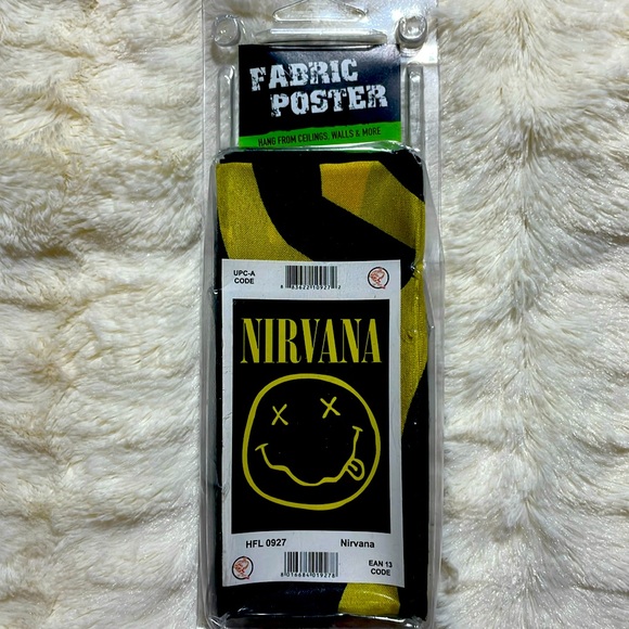 Wall Decor | Nirvana Fabric Poster | Poshmark
